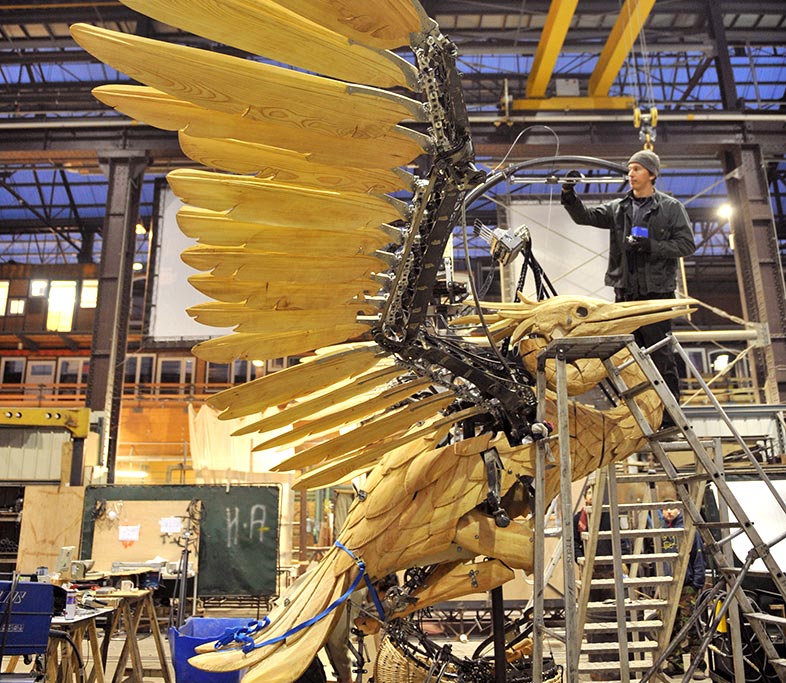 L’atelier de la compagnie La Machine - Les Machines de l’île